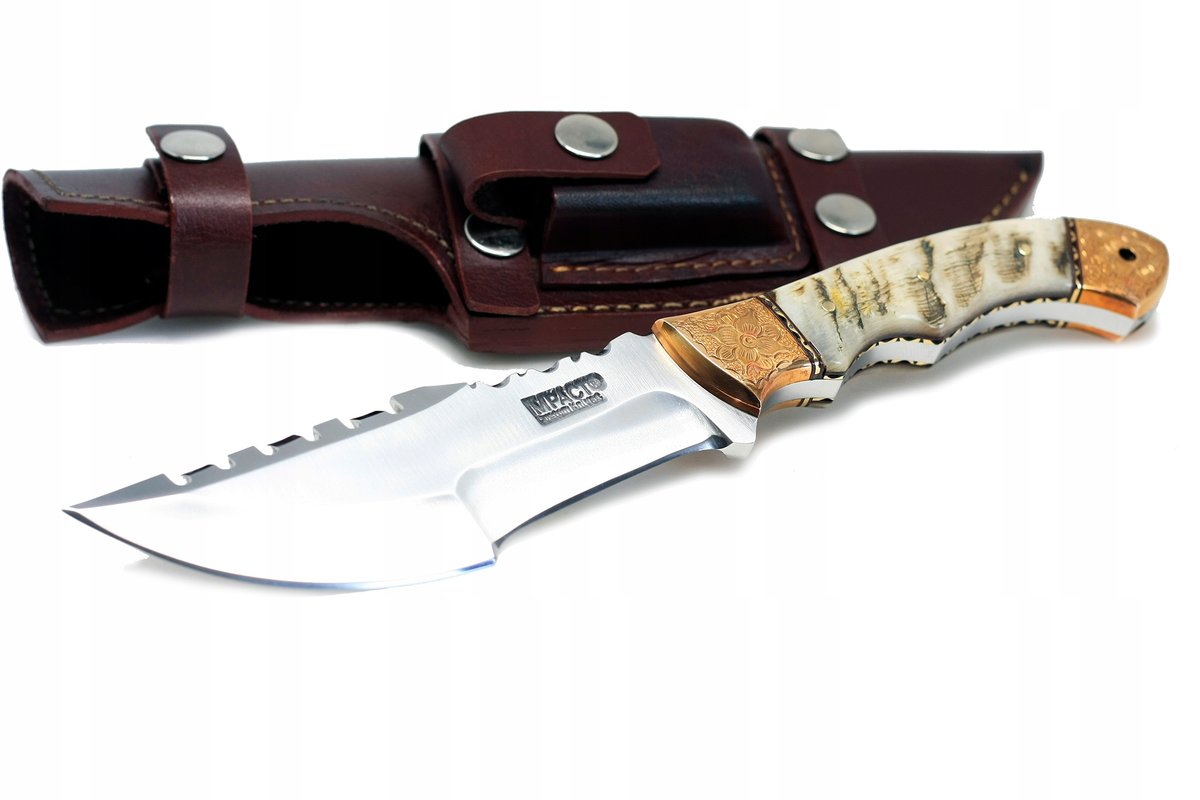 Nóż Myśliwski TRACKER survival STAL D2 róg barana - OEM | Sport Sklep ...