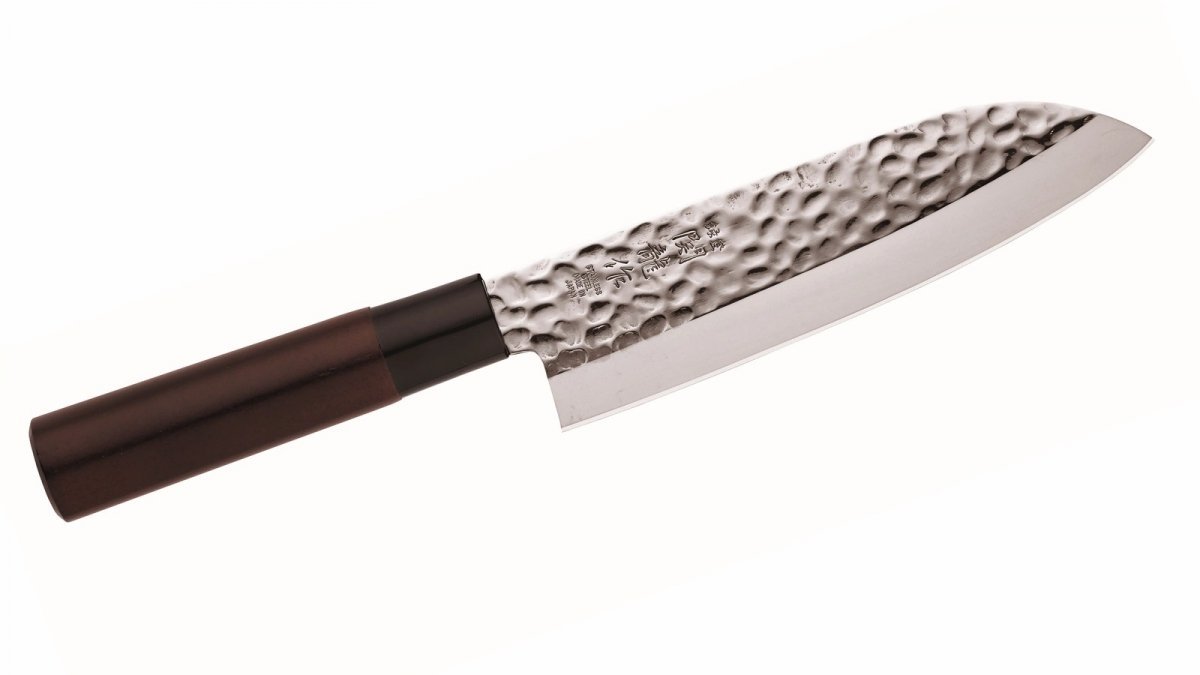 Nóż Sekiryu Katei Hammered Santoku 165mm [srh100] uniwersalny - Inna ...