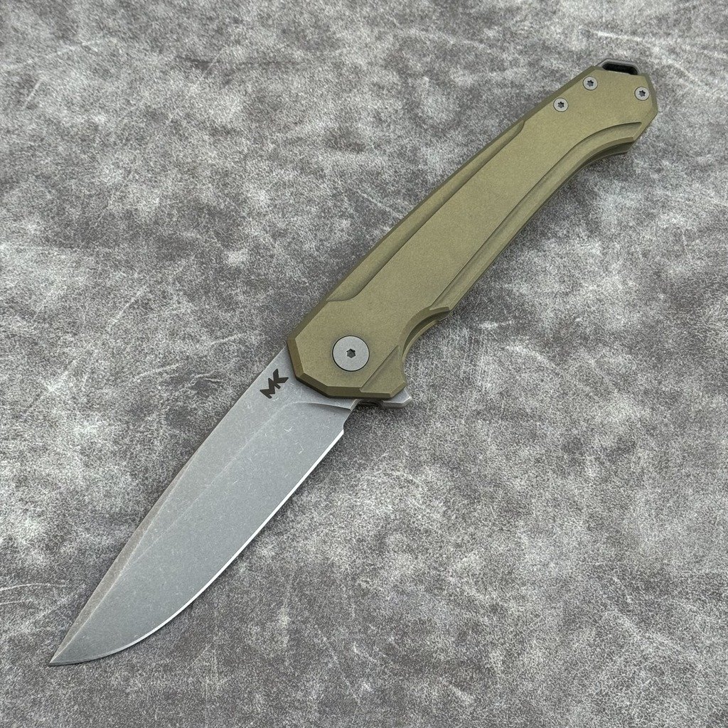 Nóż Składany MK Knives & Tools Ingeni MT 'Brassleaf' | Seria Mid-Tech ...