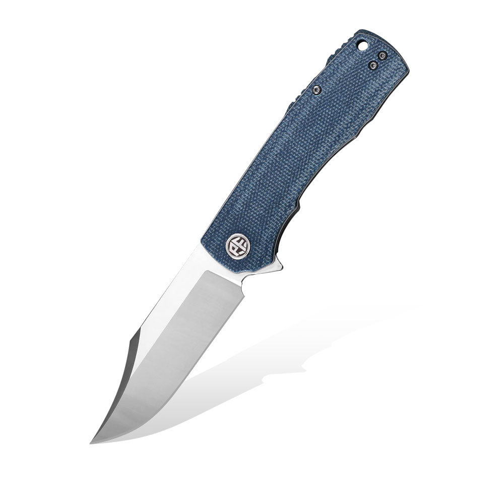 Nóż składany Petrified Fish Victor PF-P03 BMP Blue Micarta - Petrified ...