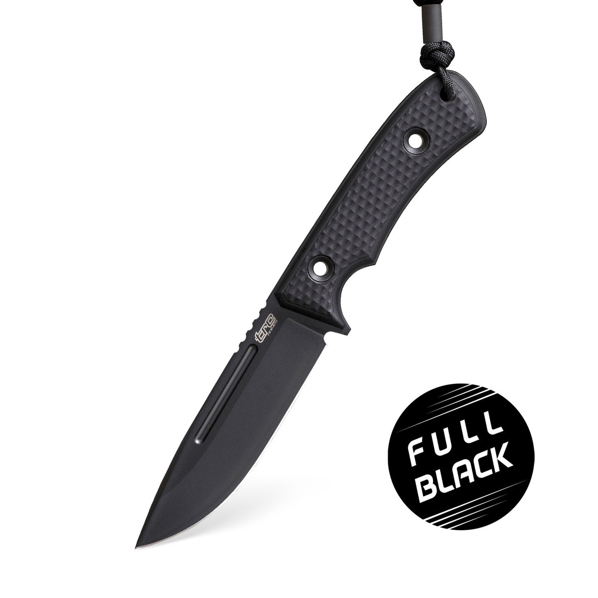 Nóż TRC Knives South Pole FULL BLACK DLC Vanadis 4 Extra Black G10 ...
