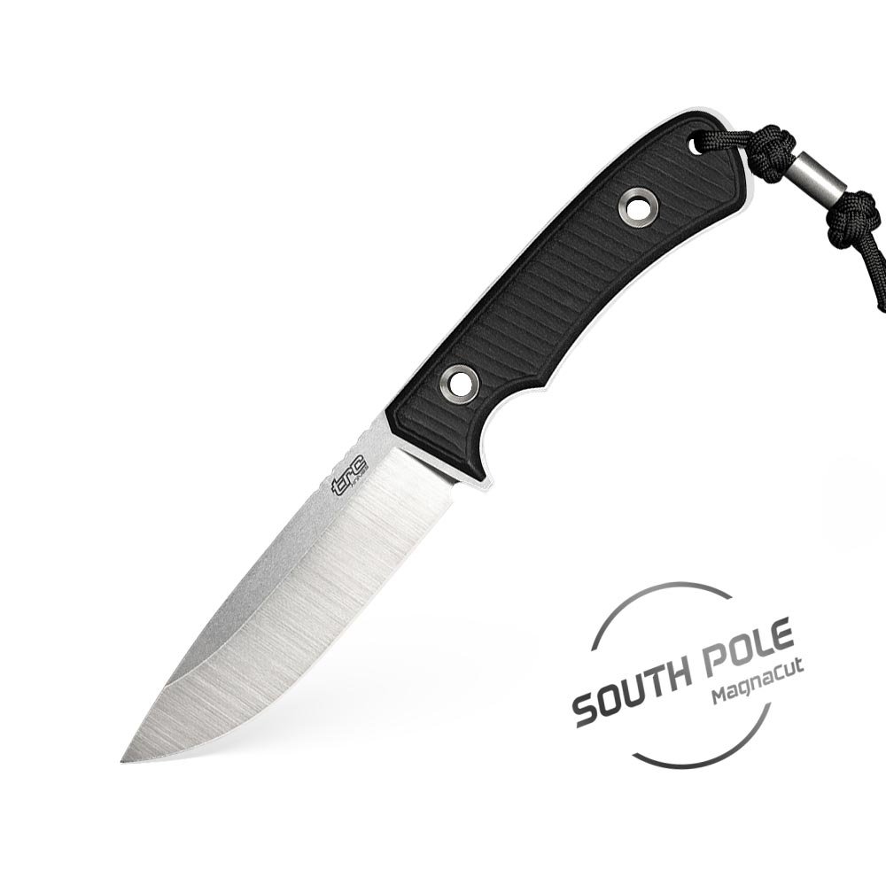 Nóż TRC Knives South Pole Satin MagnaCut Double Black Canvas Micarta ...