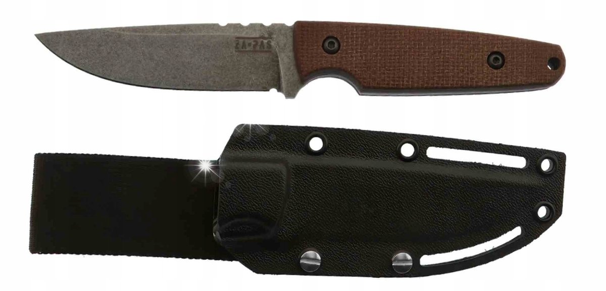 Nóż Za-Pas Handie Brown Micarta, NMV (HAN-ST-M-BR) - inna (Inny ...