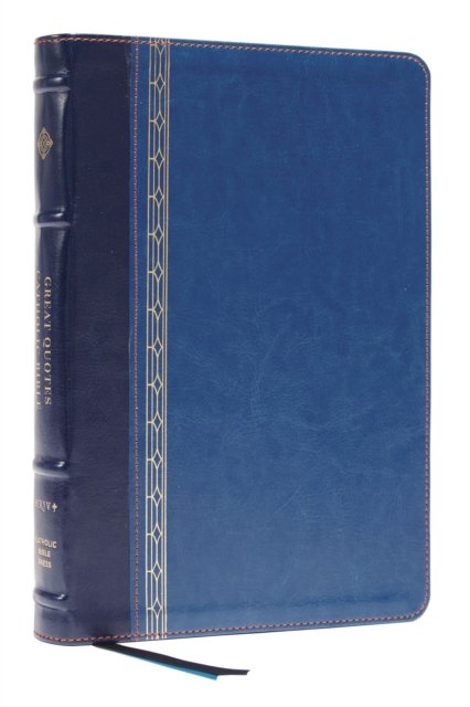 NRSVCE, Great Quotes Catholic Bible, Leathersoft, Blue, Comfort Print ...