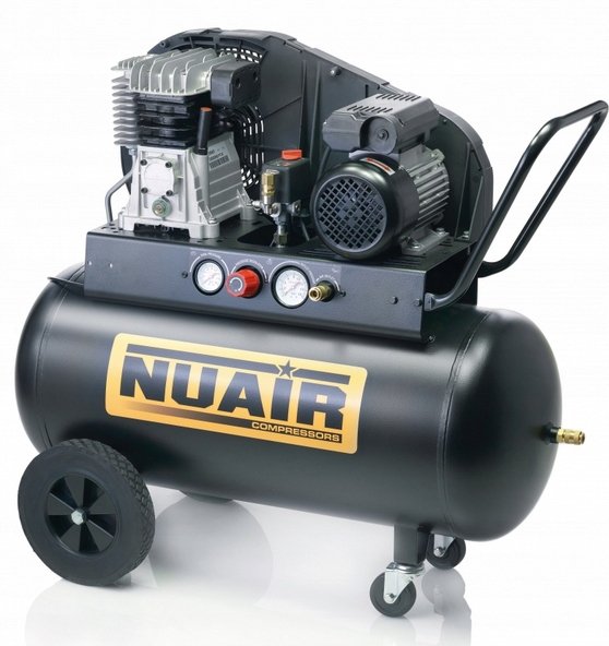 NUAIR PROFESJONALNY KOMPRESOR Z POMPĄ PASOWĄ 100L - Inna marka | Sklep EMPIK.COM