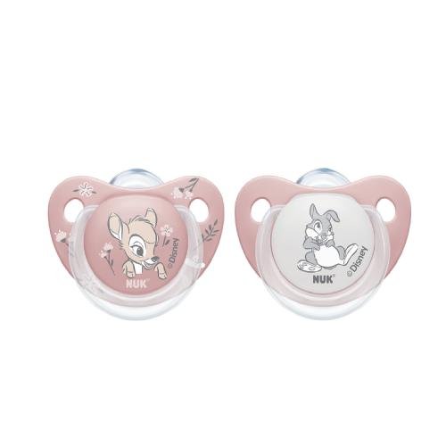 Nuk Disney Smoczek Silikonowy 0-6M Bambi, 2Szt - Mapa GmbH | Sklep EMPIK.COM