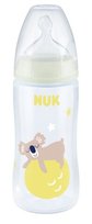 Nuk FC+ butelka 300ml ze wskaźnikiem temperatury night smoczek silikonowy 6-18m-cy m miś - Nuk ...