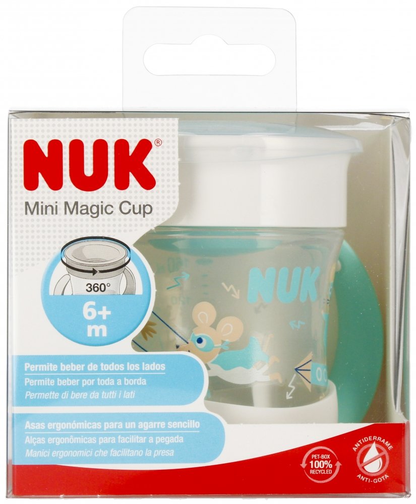 NUK Kubek 160 ml 6m Mini Magic Cup turkusowy - Nuk | Sklep EMPIK.COM