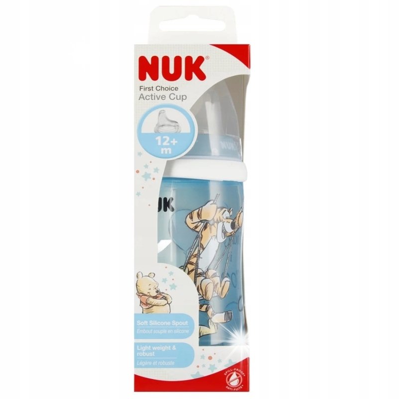 NUK KUBEK NIEKAPEK BIDON 300ml 12m+ ACTIVE SILIKONOWY USTNIK DISNEY KUBUŚ - inna (Inny) | Sklep ...
