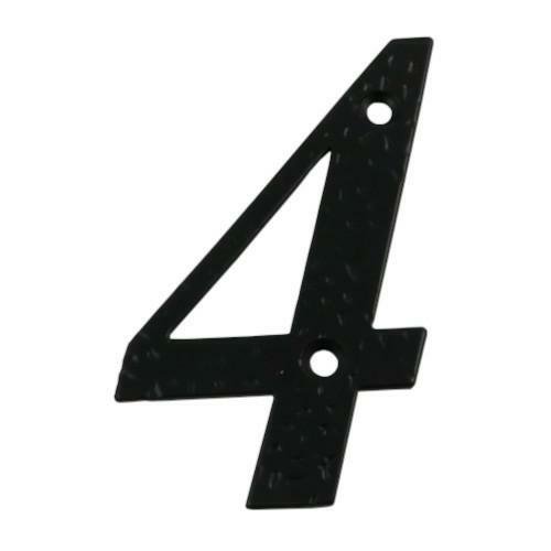 NUMER CYFRA 4 NA DOM Budynek STAL Czarna 100mm - AMIG | Sklep EMPIK.COM