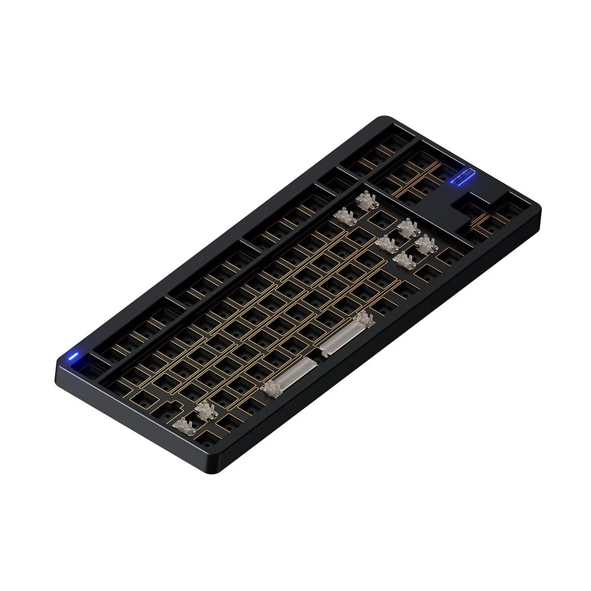 NUPHY Gem80 QMK/VIA Bezprzewodowa Klawiatura Mechaniczna Obsidian Black ...