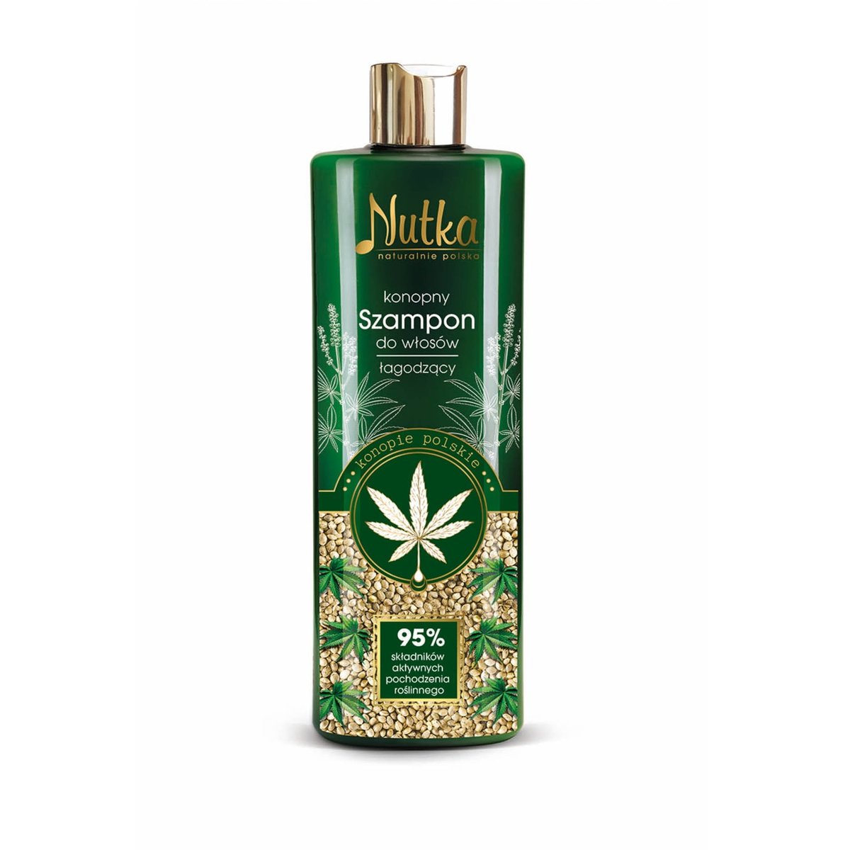 Nutka, Konopie Polskie, konopny szampon do włosów łagodzący, 400 ml ...