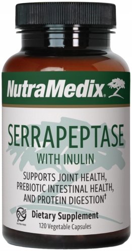 Nutramedix, Serrapeptase Serrapeptaza 500mg, 120 kaps. | Sklep EMPIK.COM