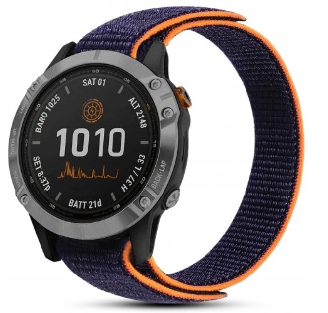 Nylonowy Pasek do Garmin Fenix 7/ Solar/ Epix ProGen 47mm / 6 /6 Pro 22mm - Inna marka | Sklep ...