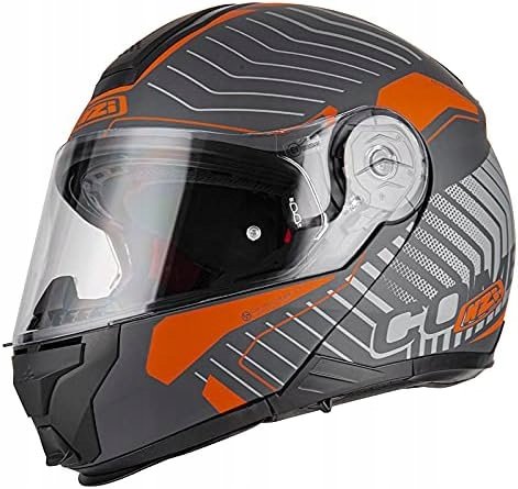 NZI Combi Duo 2 - Modułowy Kask Motocyklowy Poliwęglan Szaro ...