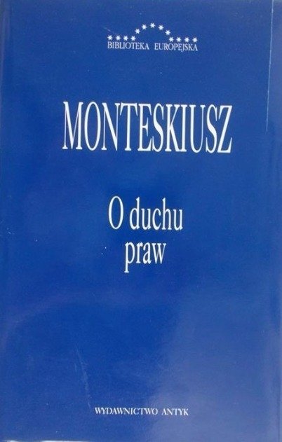 O duchu praw - Monteskiusz | Książka w Empik
