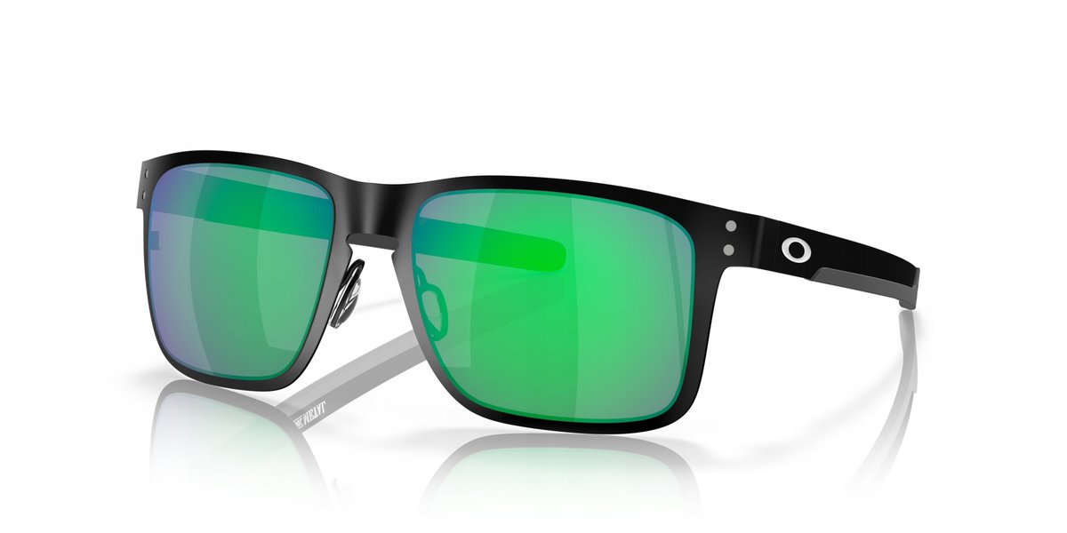 Oakley Holbrook Metal Matte Black Jade Iridium OO412304 - OAKLEY | Moda ...