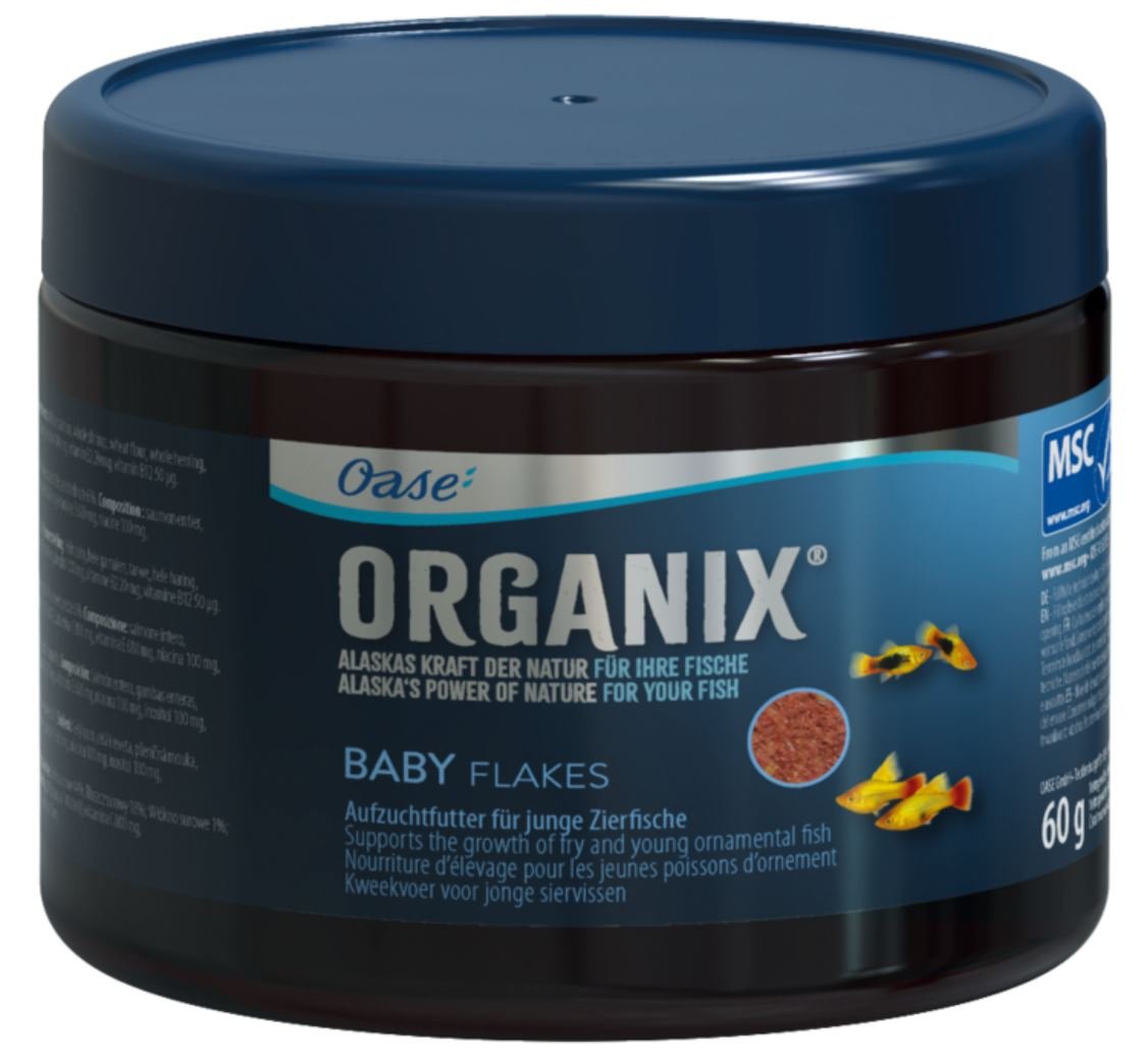 Oase Organix Baby Flakes 150Ml - Pokarm Mikro Płatki Dla Narybku - OASE ...