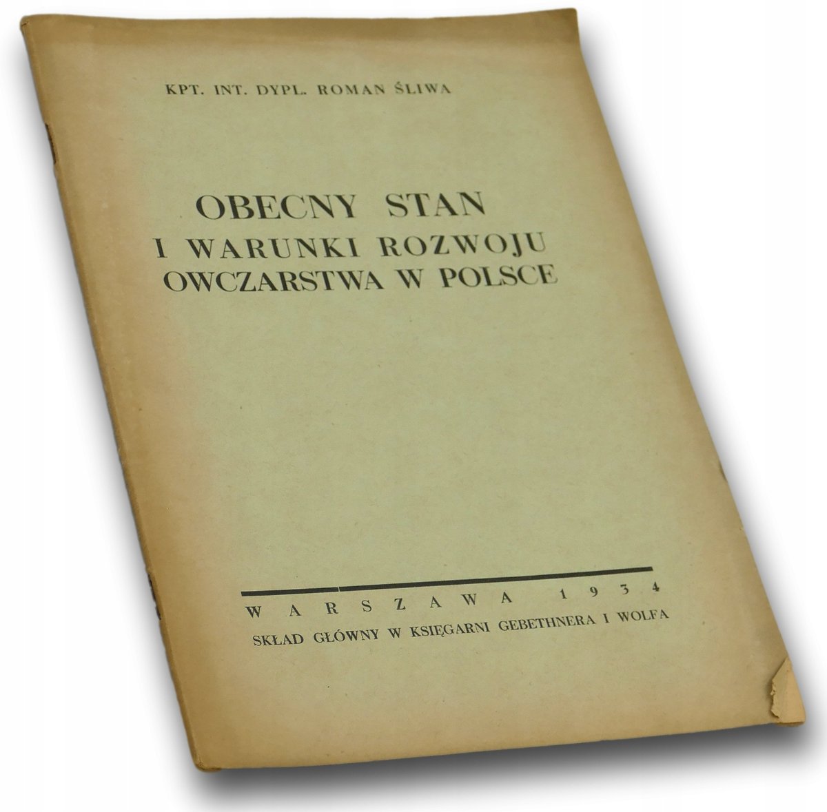 Obecny stan i warunki rozwoju owczarstwa w Polsce - Roman Śliwa [1934 r ...