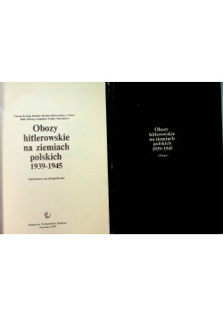 Obozy hitlerowskie na ziemiach polskich 1939 1945 plus mapy - | Książka w Empik