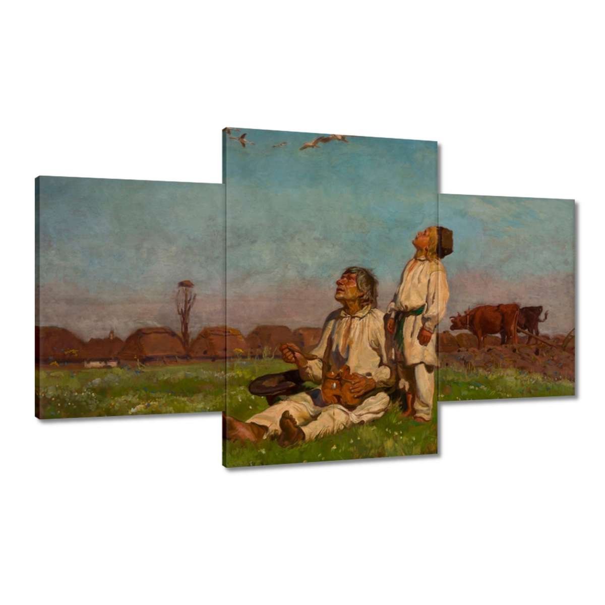 Obraz 100x60cm Józef Chełmoński Bociany - ZeSmakiem | Sklep EMPIK.COM