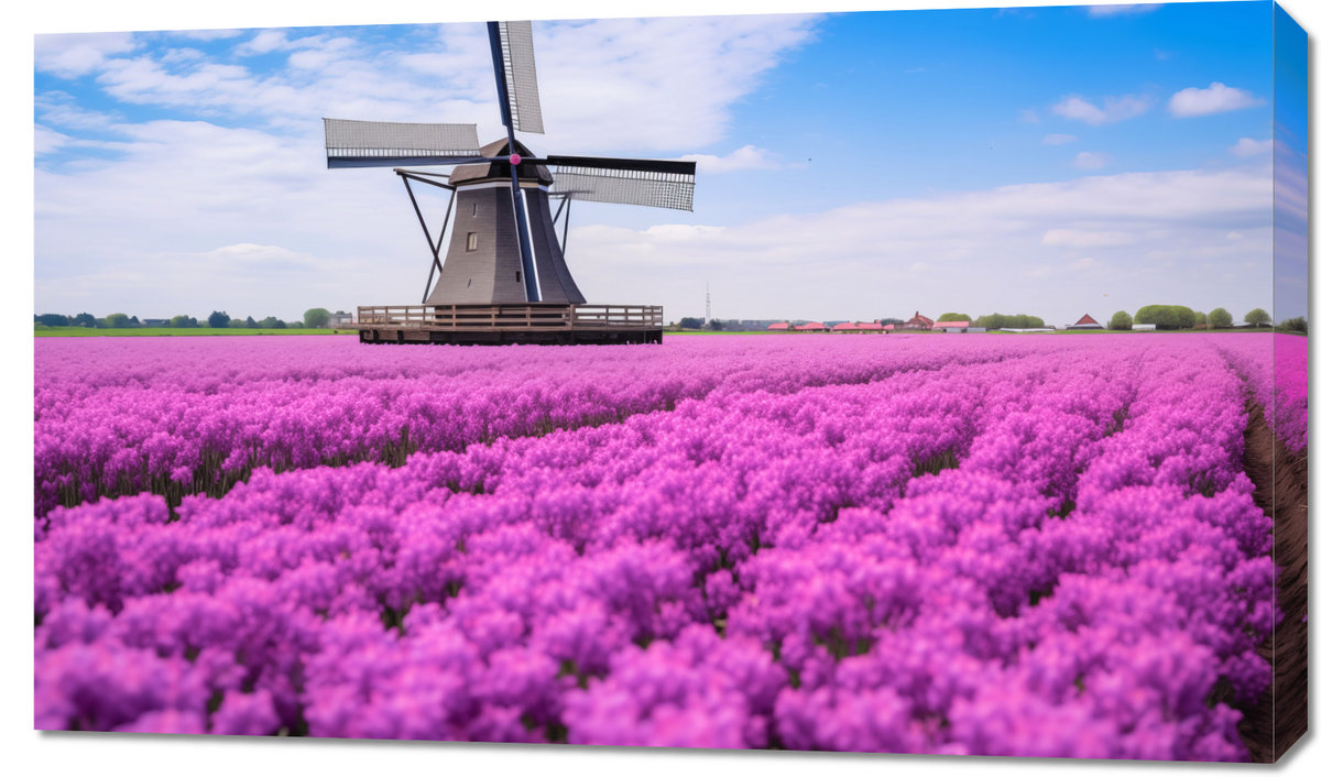 Obraz 100x60cm Kolory Holenderskiego Wiatraka - Inna marka | Sklep EMPIK.COM