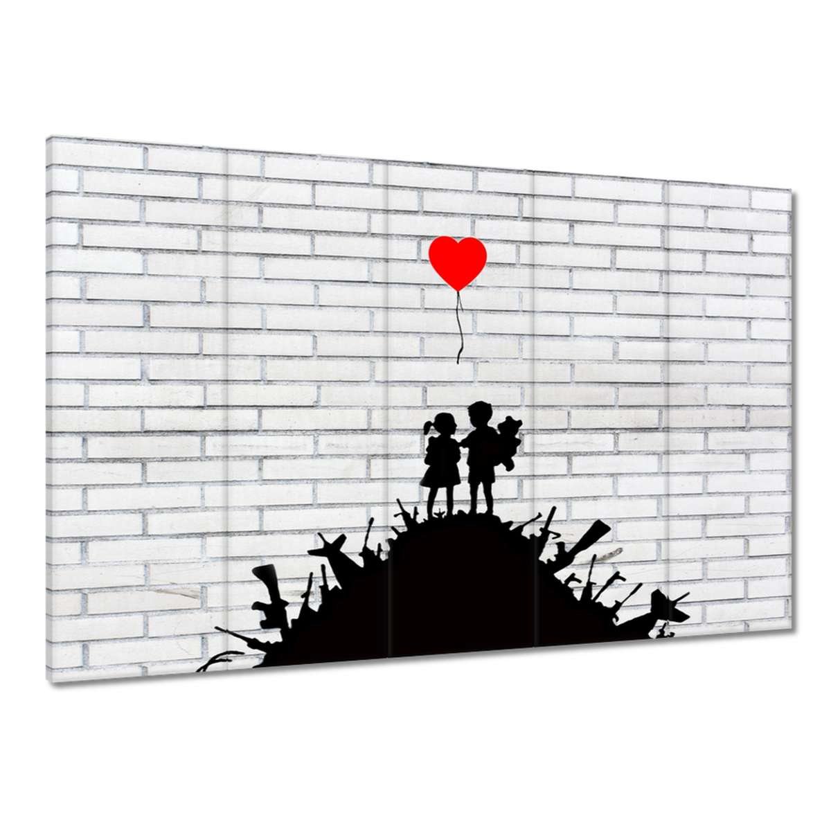 Obraz 100x70cm Banksy Sterta broni Balon - ZeSmakiem | Sklep EMPIK.COM