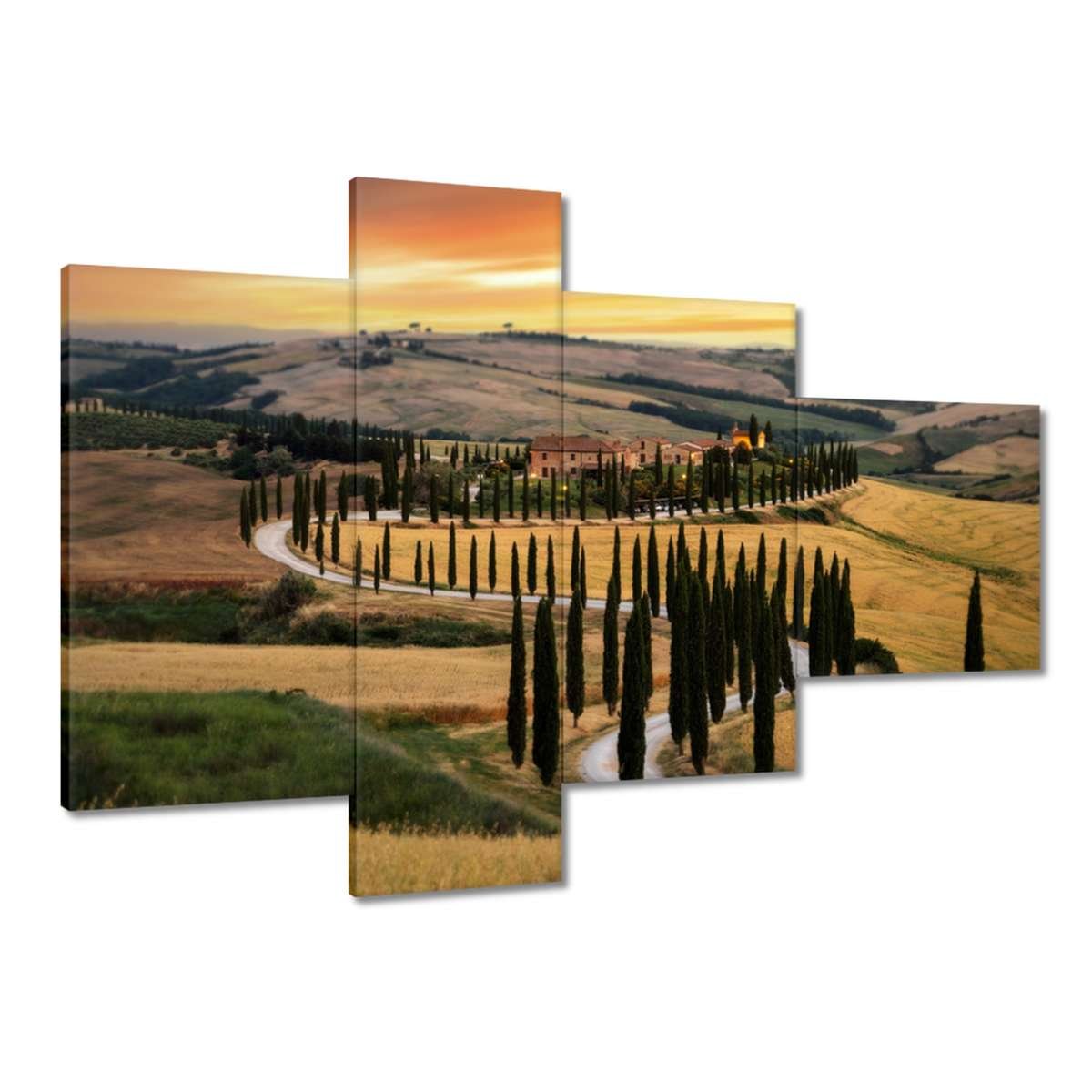 Obraz 100x70cm Piękne cyprysy w Toskanii - ZeSmakiem | Sklep EMPIK.COM