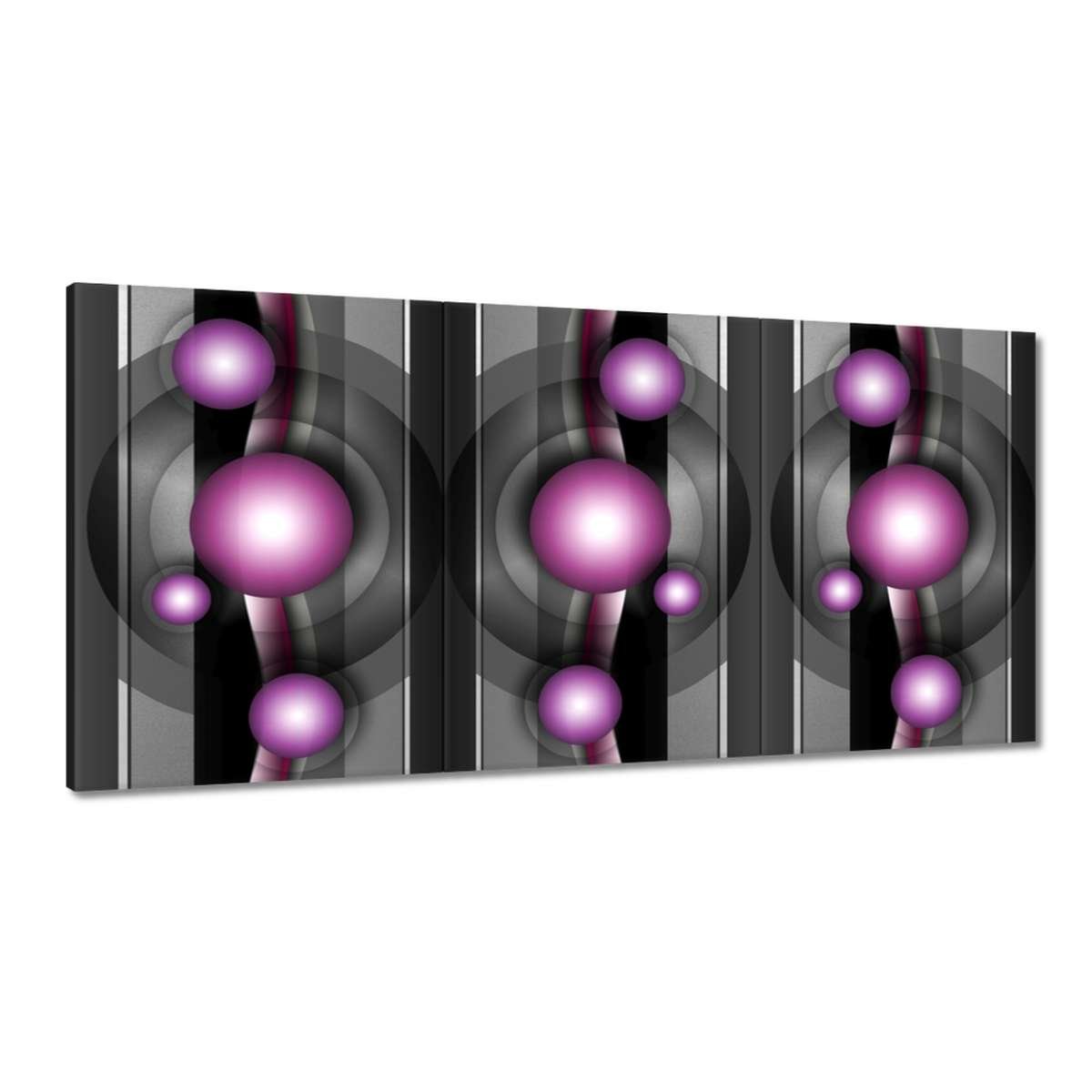 Obraz 120x60cm Fioletowa abstrakcja - ZeSmakiem | Sklep EMPIK.COM