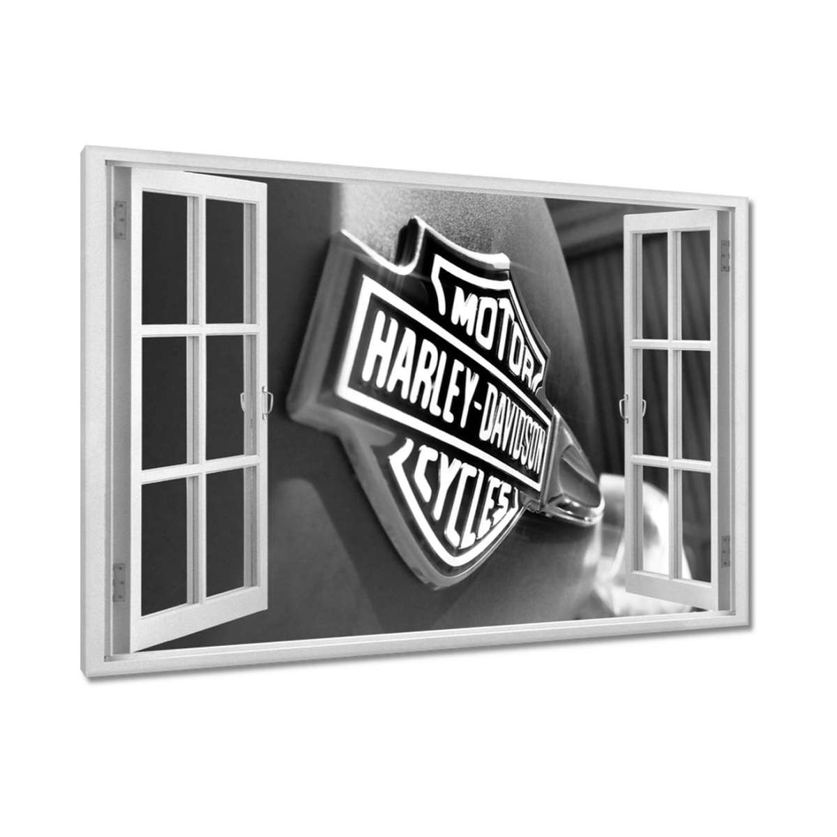 Obraz 120x80cm Logo Harley Davidson - ZeSmakiem | Sklep EMPIK.COM