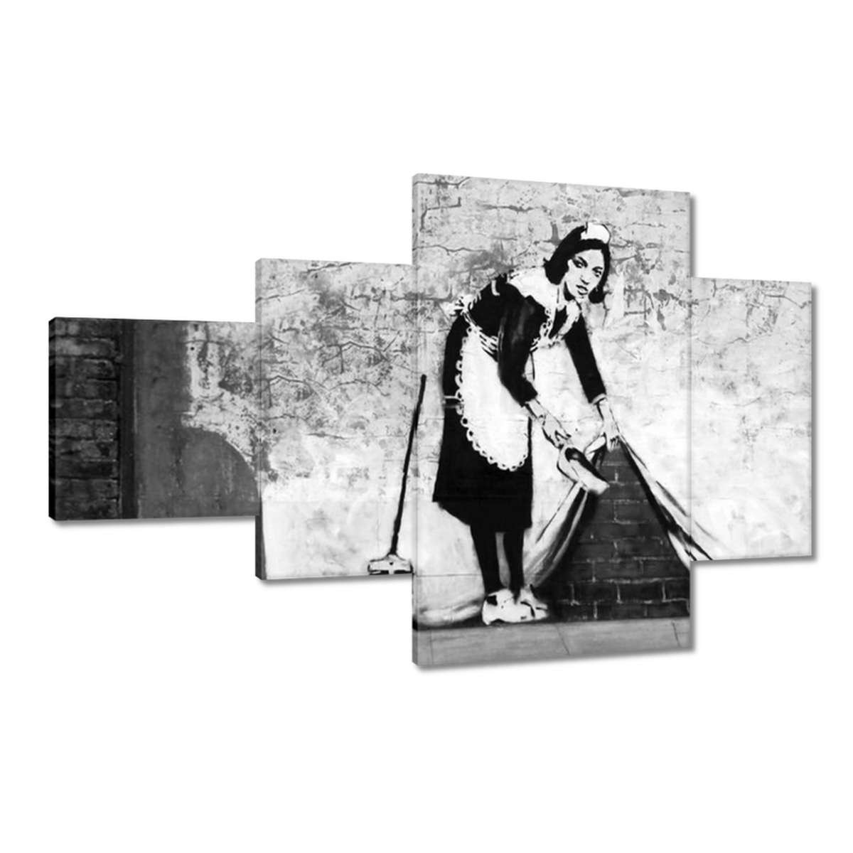 Obraz 130x80cm Banksy Pokojówka - ZeSmakiem | Sklep EMPIK.COM