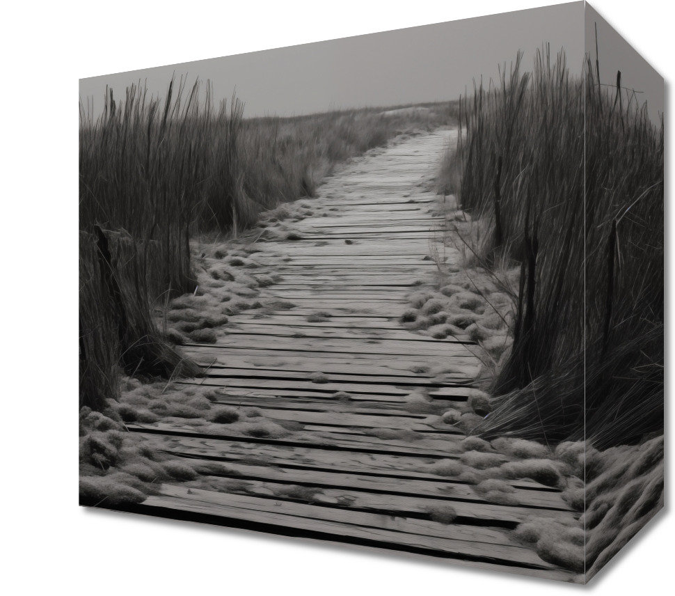 Obraz 20x20cm Ścieżka Ciszy Wydm - Inna marka | Sklep EMPIK.COM