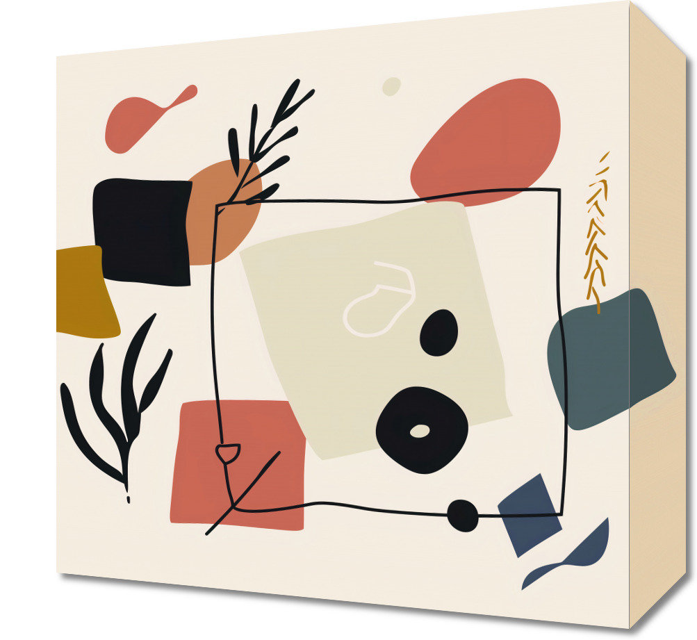 Obraz 30x30cm Abstrakcyjny Dialog - Inna marka | Sklep EMPIK.COM