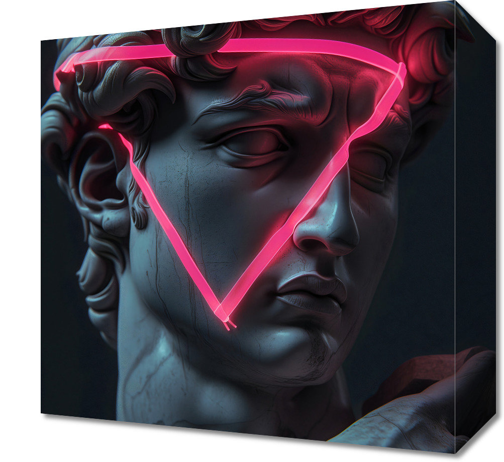 Obraz 30x30cm Neonowy Renesans - Inna marka | Sklep EMPIK.COM