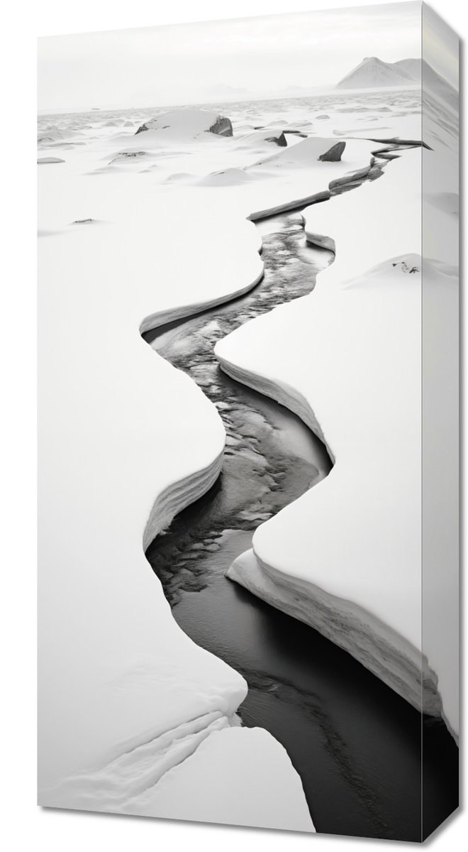 Obraz 30x60cm Szczeliny Mrozu - Inna marka | Sklep EMPIK.COM