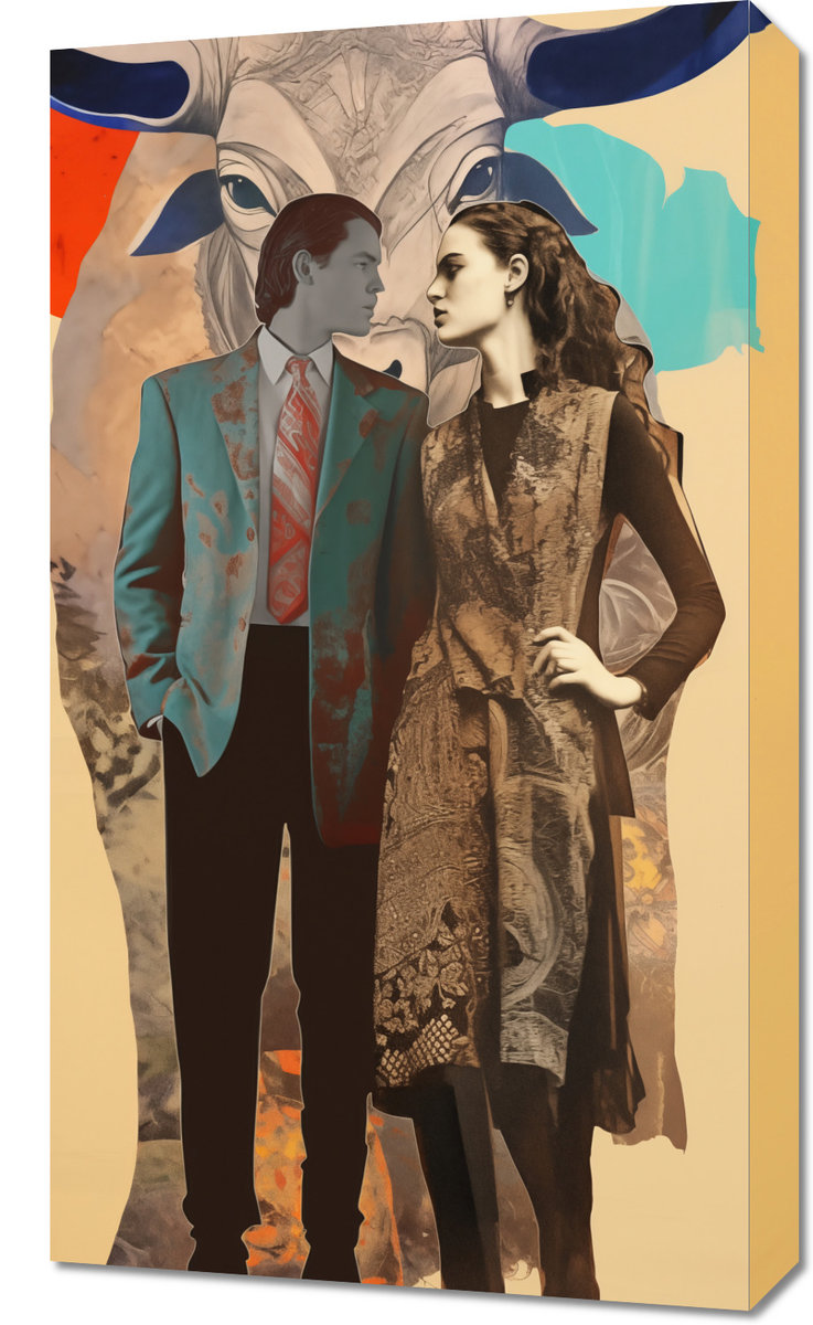 Obraz 40x70cm Dialog Kultur - Zakito Posters | Sklep EMPIK.COM