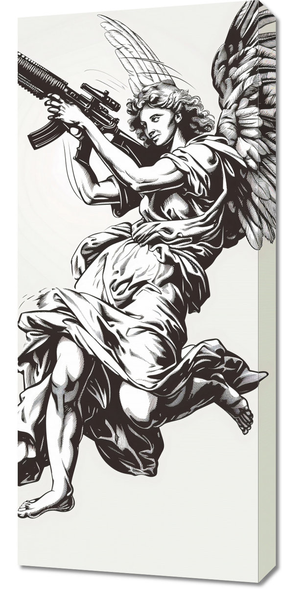 Obraz 40x90cm Anioł Wojny - Inna marka | Sklep EMPIK.COM