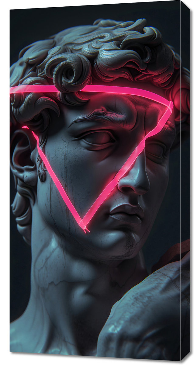 Obraz 50x100cm Neonowy Renesans - Inna marka | Sklep EMPIK.COM