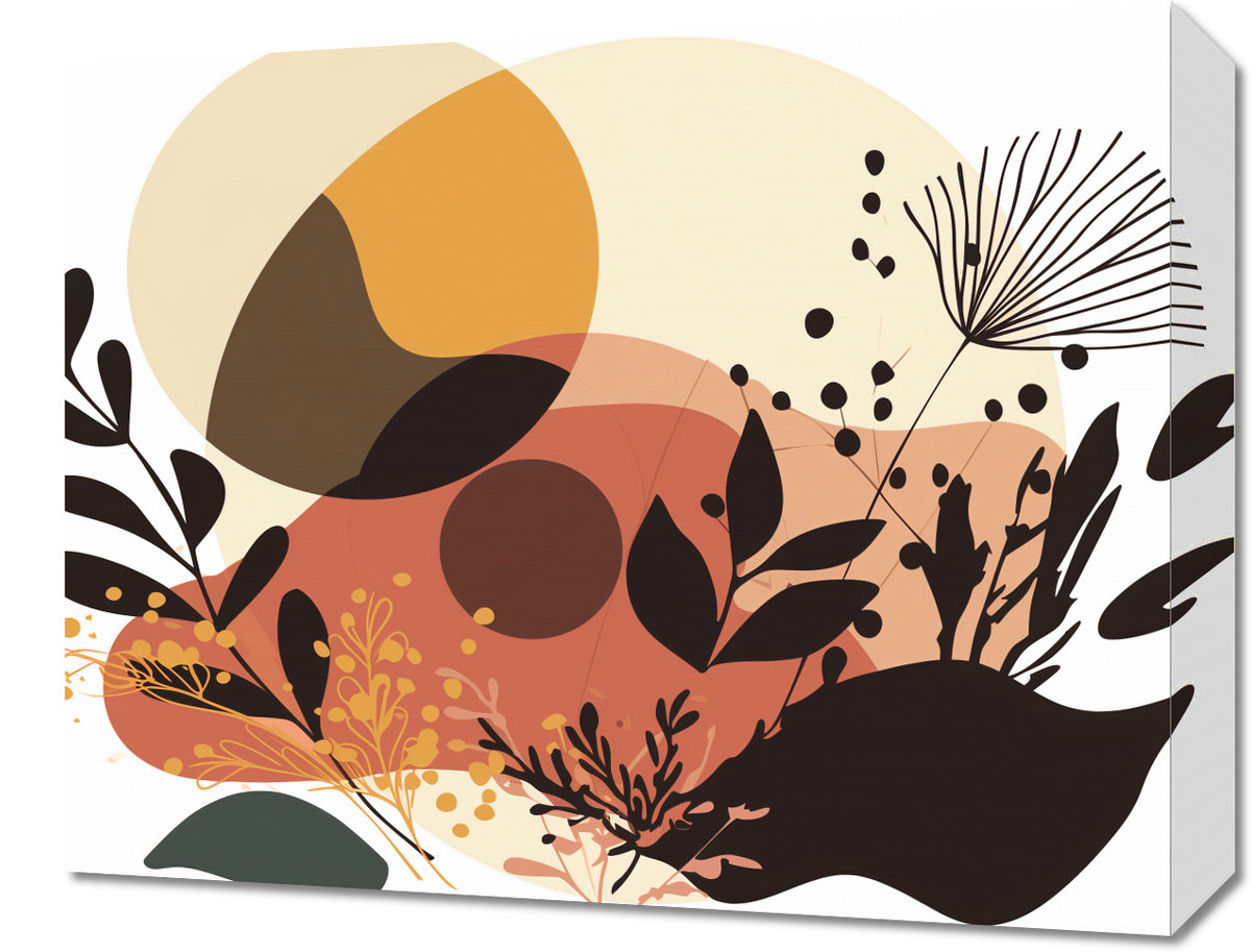 Obraz 50x40cm Zachód Słońca w Ogródku - Inna marka | Sklep EMPIK.COM