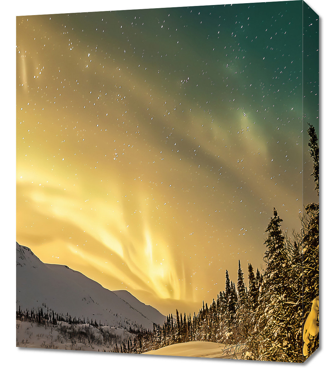 Obraz 50x60cm Zorza Przy Zimie - Inna marka | Sklep EMPIK.COM