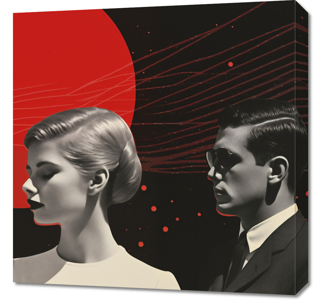 Obraz 60x60cm Futurystyczne Retro Szykany - Inna marka | Sklep EMPIK.COM