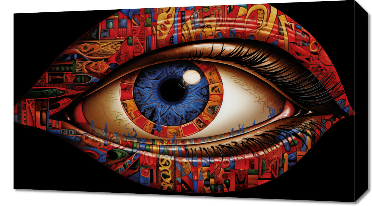 Obraz 70x40cm W Oku Obserwatora - Zakito Posters | Sklep EMPIK.COM