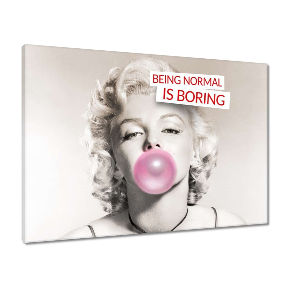 Obraz 70x50 Being normal is Boring - ZeSmakiem | Sklep EMPIK.COM
