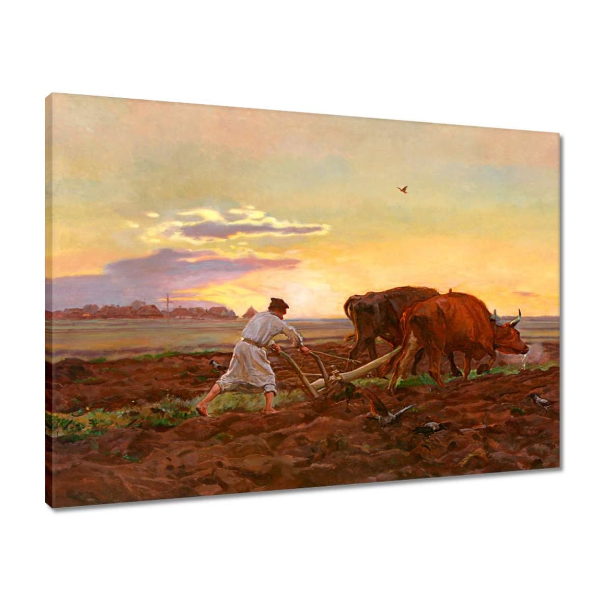 Obraz 70x50 Chełmoński Orka Wieś Pole - ZeSmakiem | Sklep EMPIK.COM