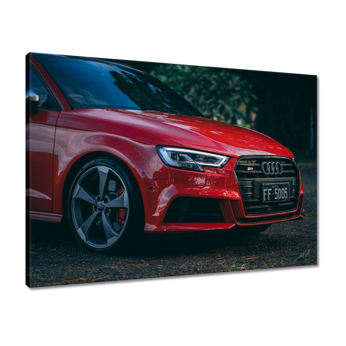 Obraz 70x50 Czerwone Audi S3 Alufelgi - ZeSmakiem | Sklep EMPIK.COM