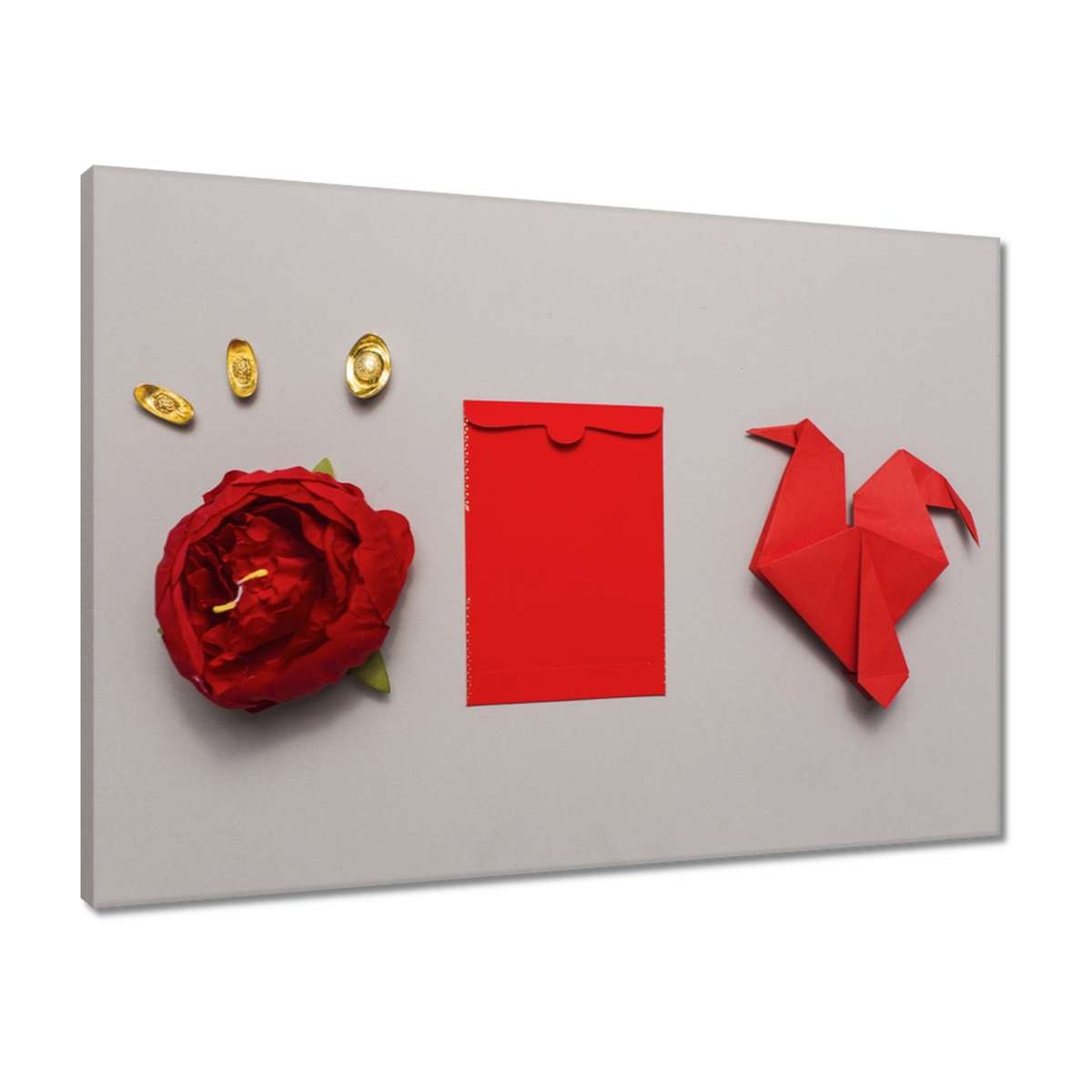 Obraz 70x50 Koperta Kwiat Origami - ZeSmakiem | Sklep EMPIK.COM