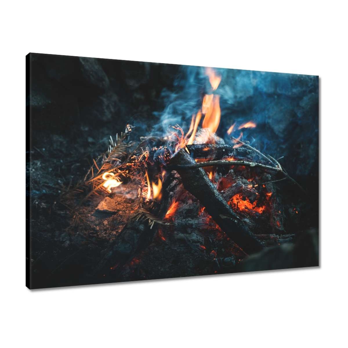 Obraz 70x50 Ognisko nocą w lesie - ZeSmakiem | Sklep EMPIK.COM