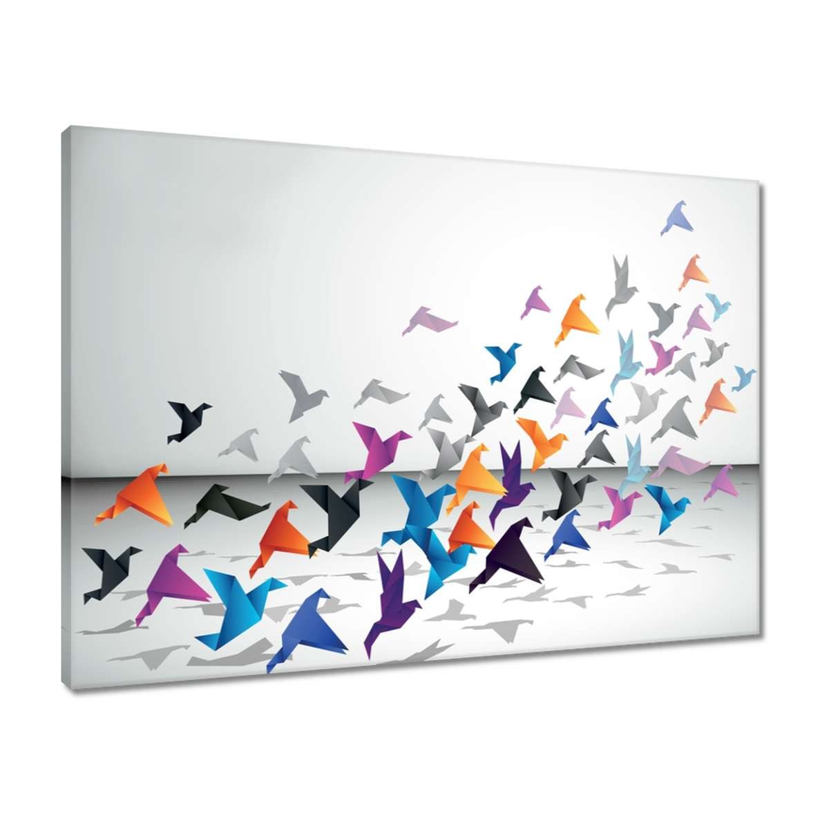 Obraz 70x50 Origami Ptaki w locie - ZeSmakiem | Sklep EMPIK.COM