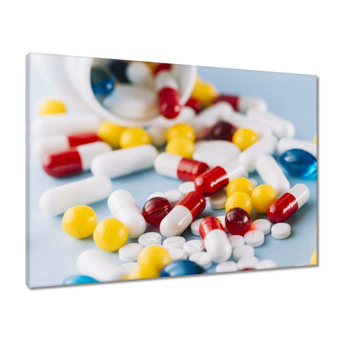 Obraz 70x50 Rozsypane tabletki - ZeSmakiem | Sklep EMPIK.COM