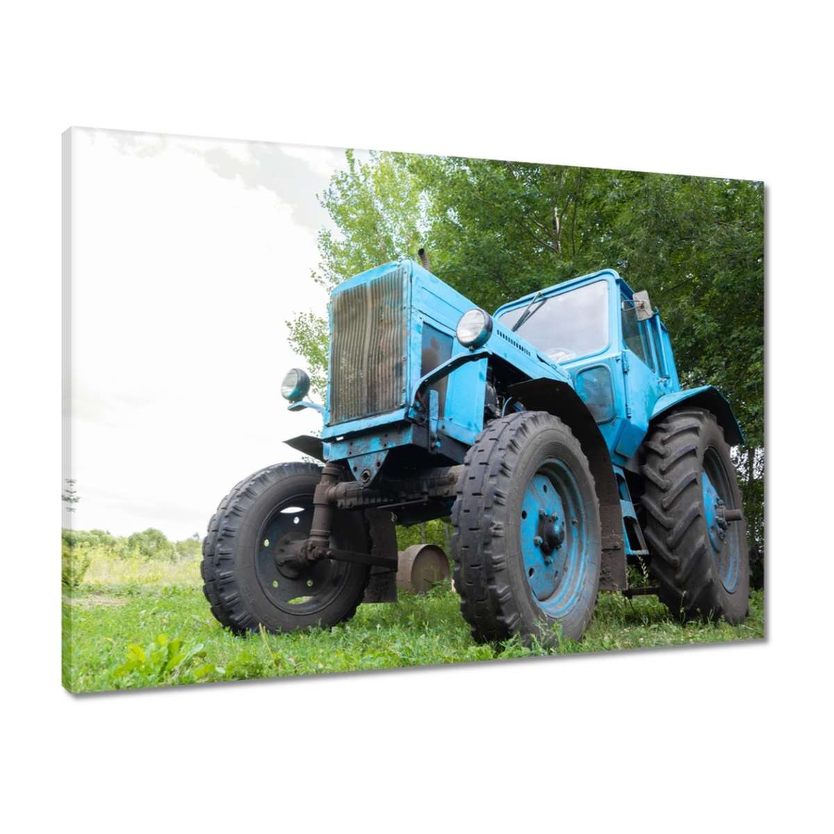 Obraz 70x50 Stary niebieski traktor - ZeSmakiem | Sklep EMPIK.COM